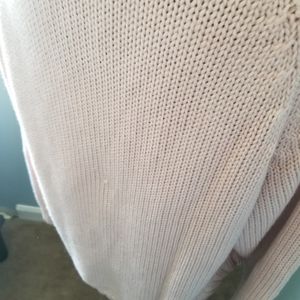 Monteau | Sweaters | Monteau Pink Sweater Cute Cable Knit Medium | Poshmark